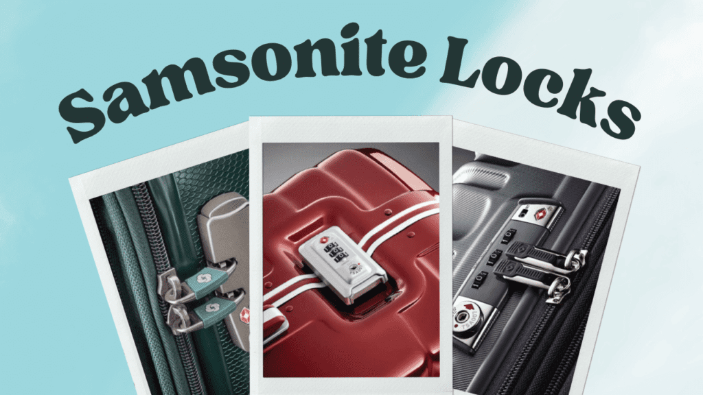 How To Set Lock On Samsonite Luggage | Travel And Diary